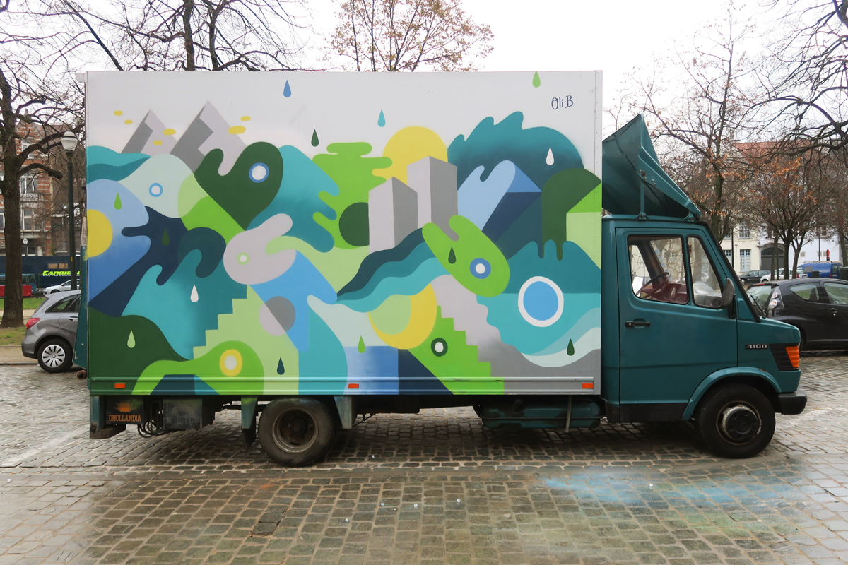 Hand painted trucks • Oli-B
