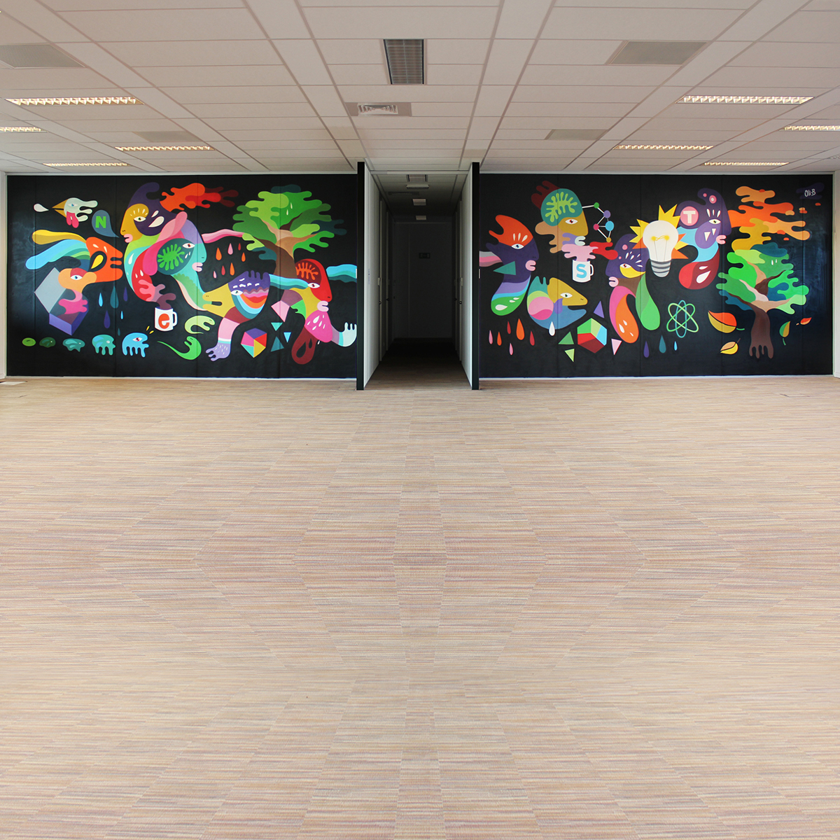 Mural for Nest'Up • Oli-B