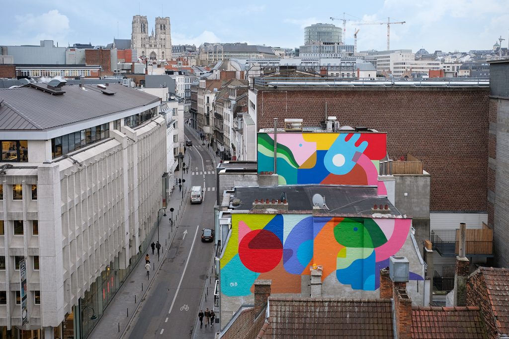Mural in Brussels • Oli-B