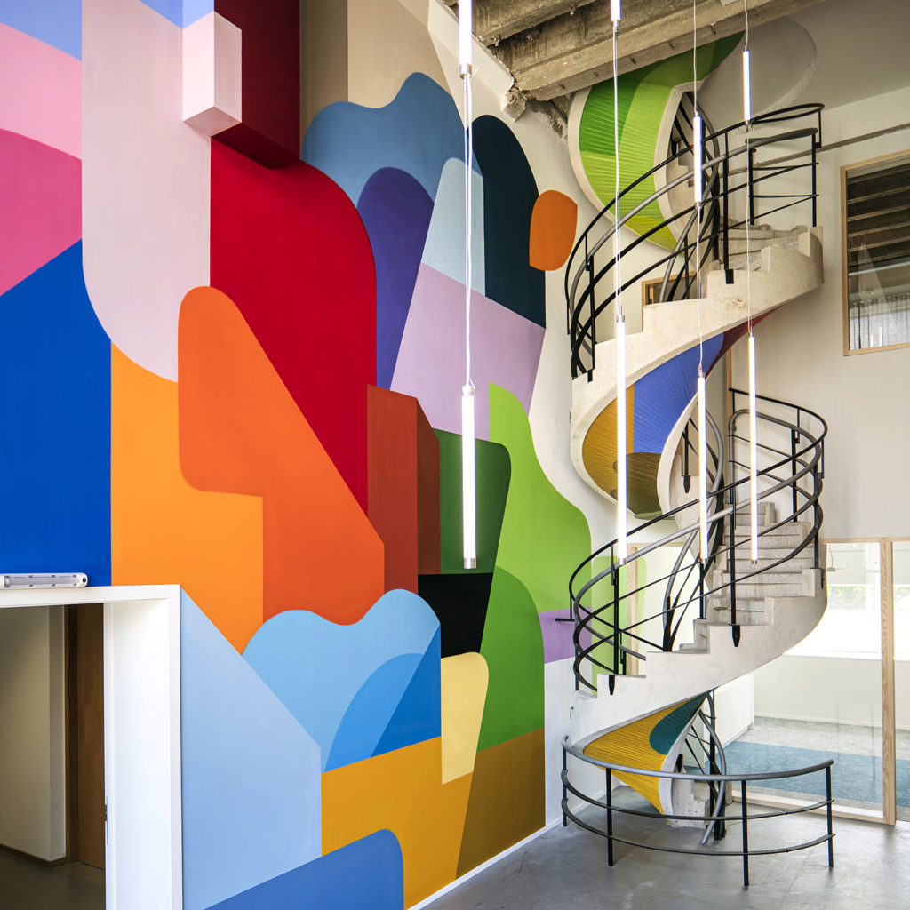 Mural in Los Angeles for G8Living • Oli-B