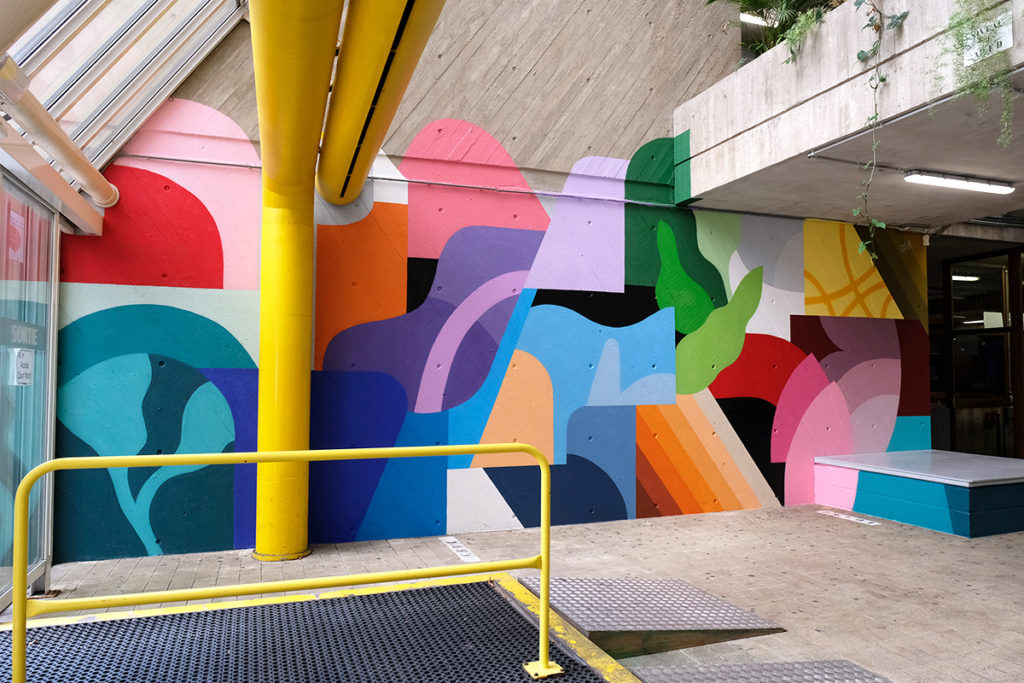 Murals painting at ITM (BE) • Oli-B